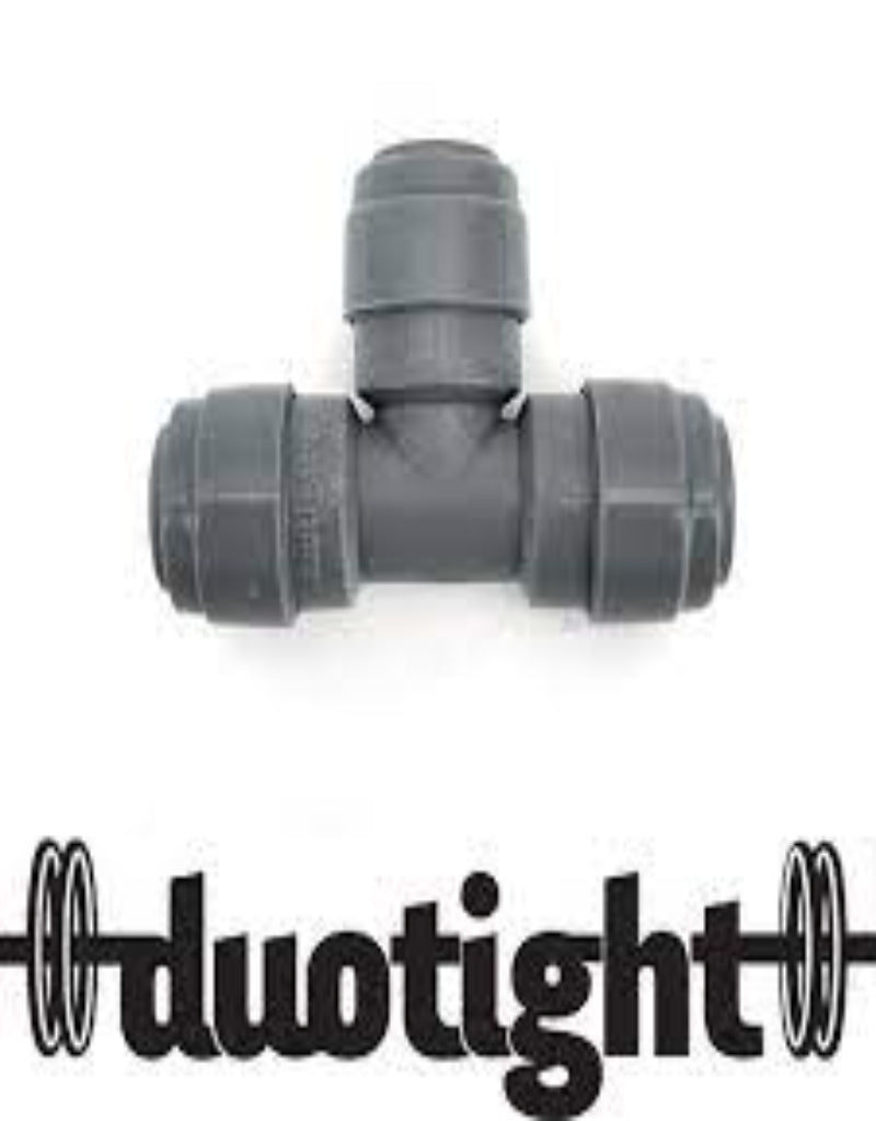 Duotight 8mm Female x 8mm Female Equal Tee – Brew and Stuff